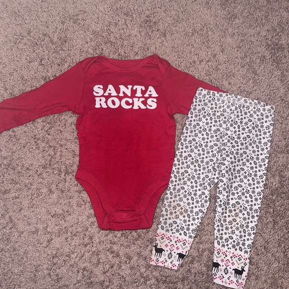 Carter's | Matching Sets | Santa Rocks With Matching Pants With ...